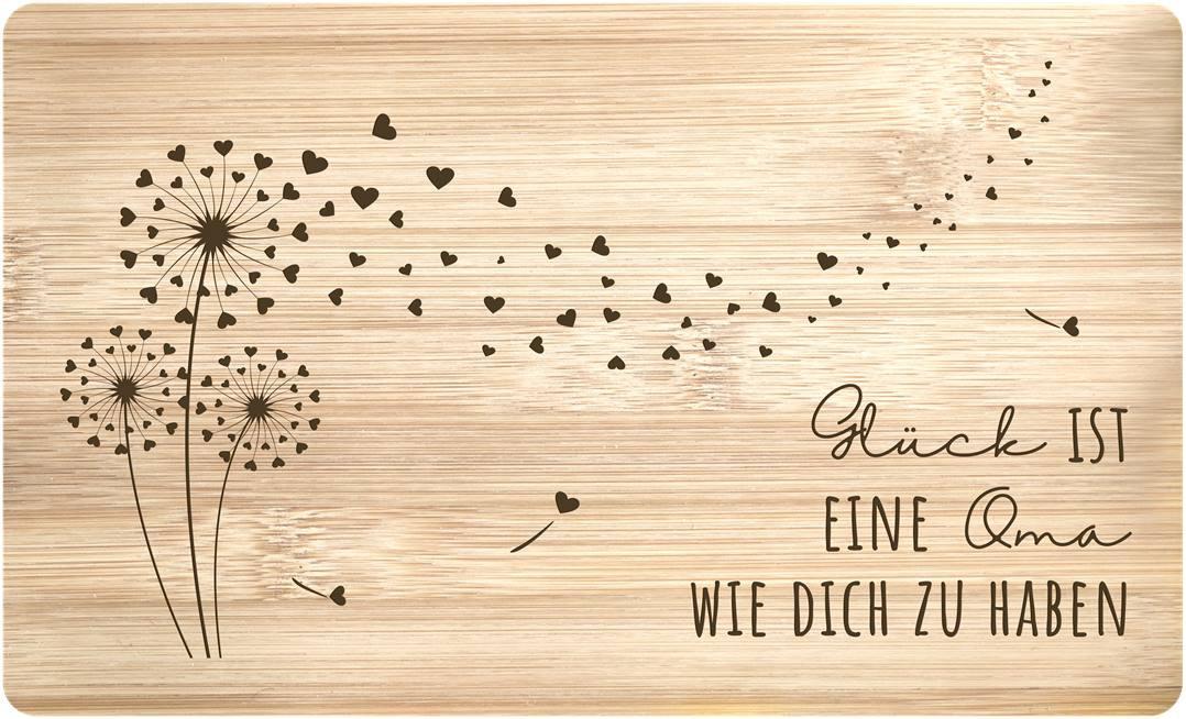 Glücksbrettchen: Perfektes Geschenk für die beste Oma – Tassenbrennerei