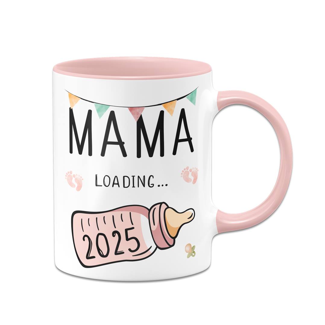 Tasse "Mama loading" mit Babyflasche – Geschenk zur Schwangerschaft ...