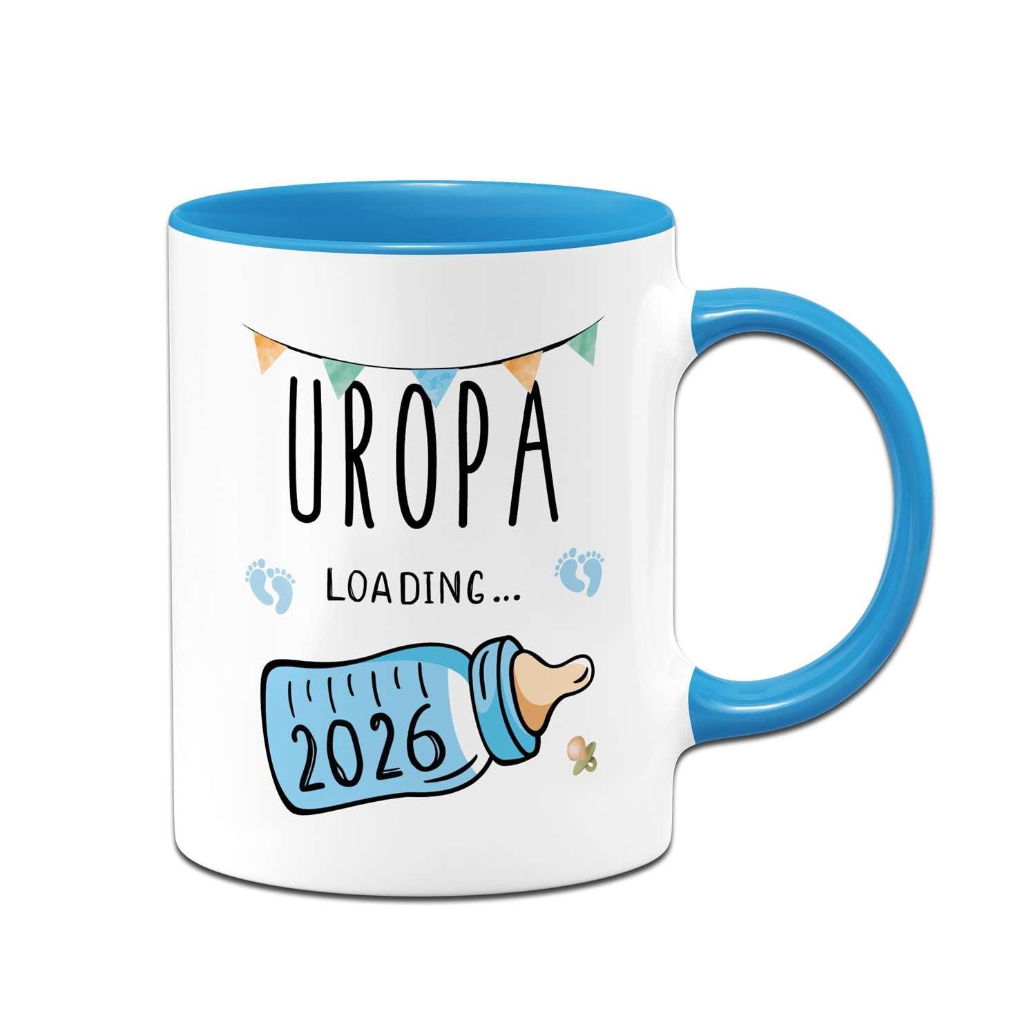 Tasse „Uropa loading 2026“ – Geschenk für werdenden Uropa, Urgroßvater ...