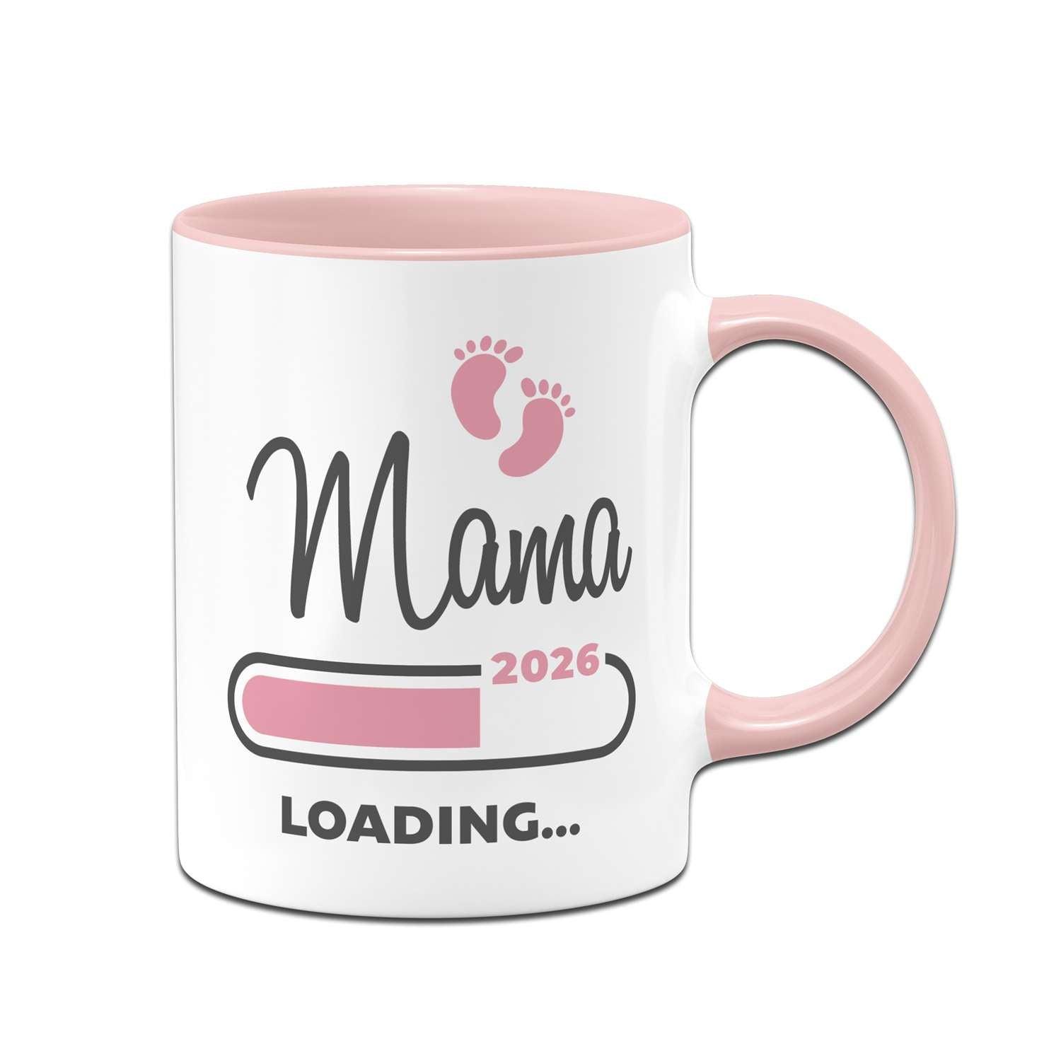Tasse "Mama loading" – Geschenk für werdende Mütter, Schwangerschaft ...
